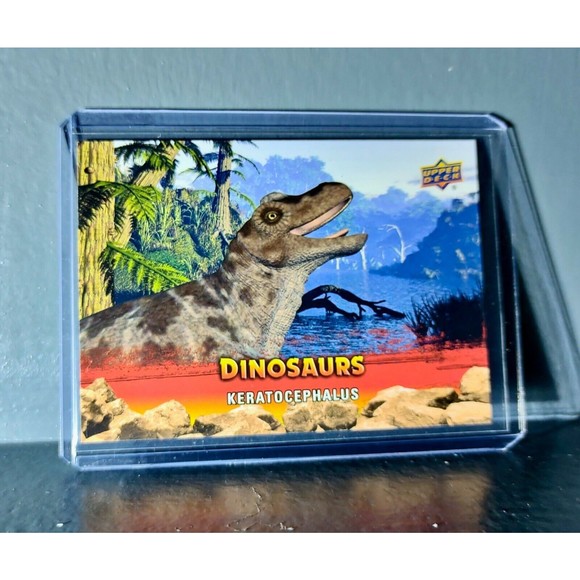 Other | 215 Upper Deck Dinosaurs Keratocephalus Extinction Red Parallel ...